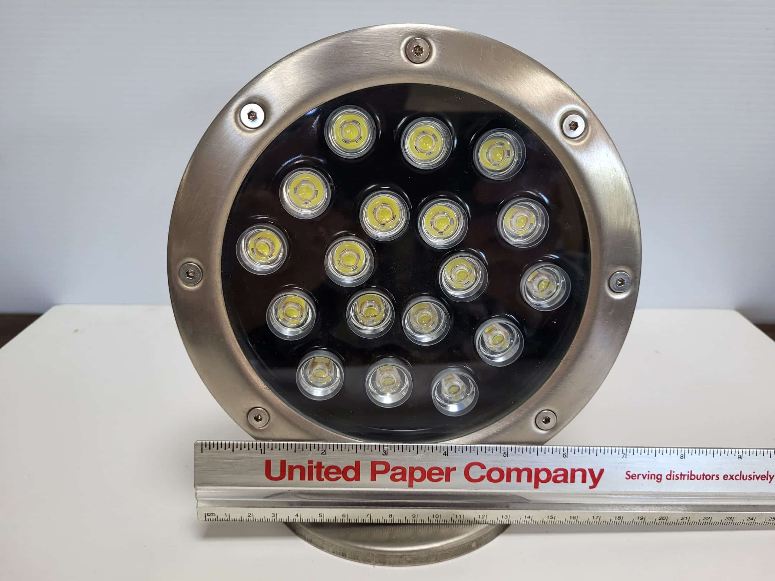 Stainless Steel Underwater Light, 18-Watt - UGL Custom Lighting